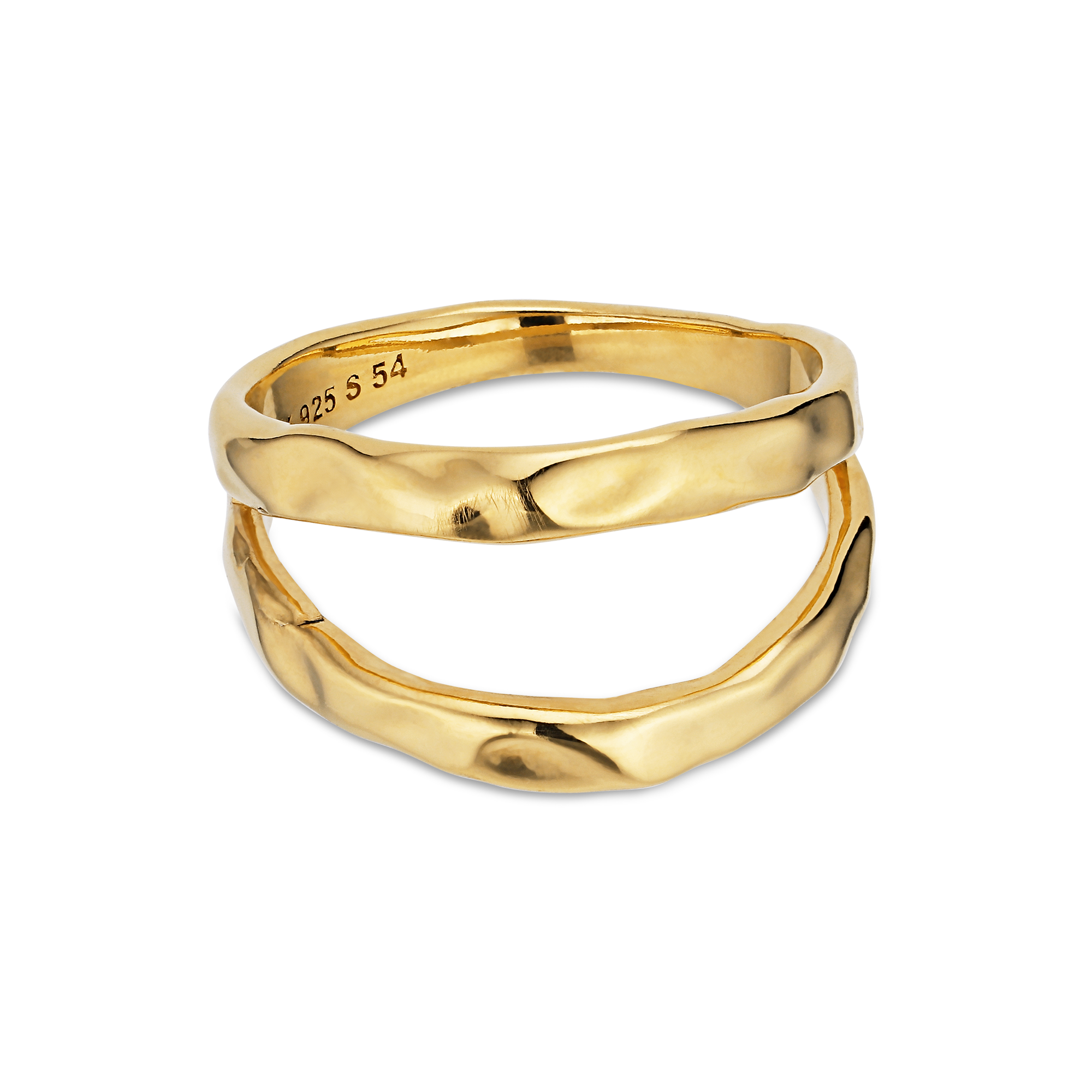 Breakup ring - Fingerring i forgyldt sølv fra Jane Kønig